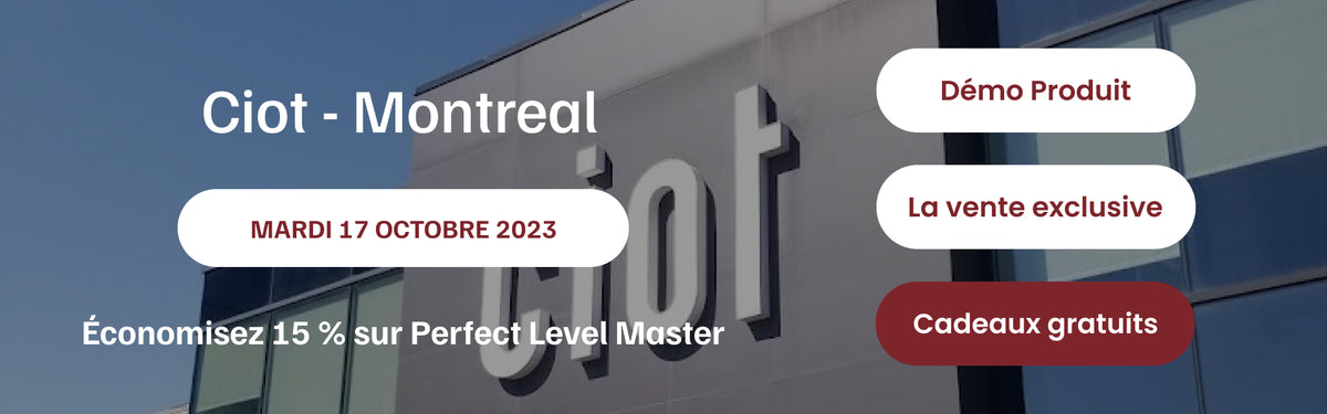 Product Knowledge Pop-Up at Ciot Montreal – Perfect Level Master